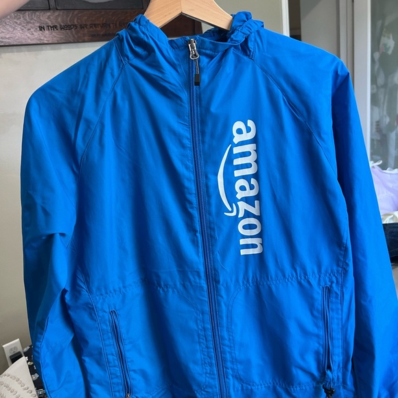 Jackets & Coats | Amazon Windbreaker Jacket Amazon Corporate Gear ...
